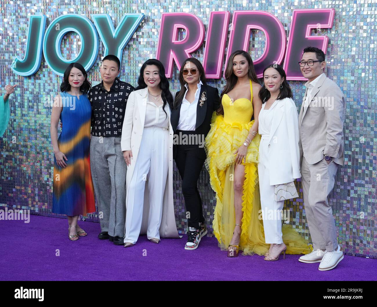Los Angeles, USA. 26th June, 2023. (L-R) JOY RIDE Cast & Crew - Cherry ...