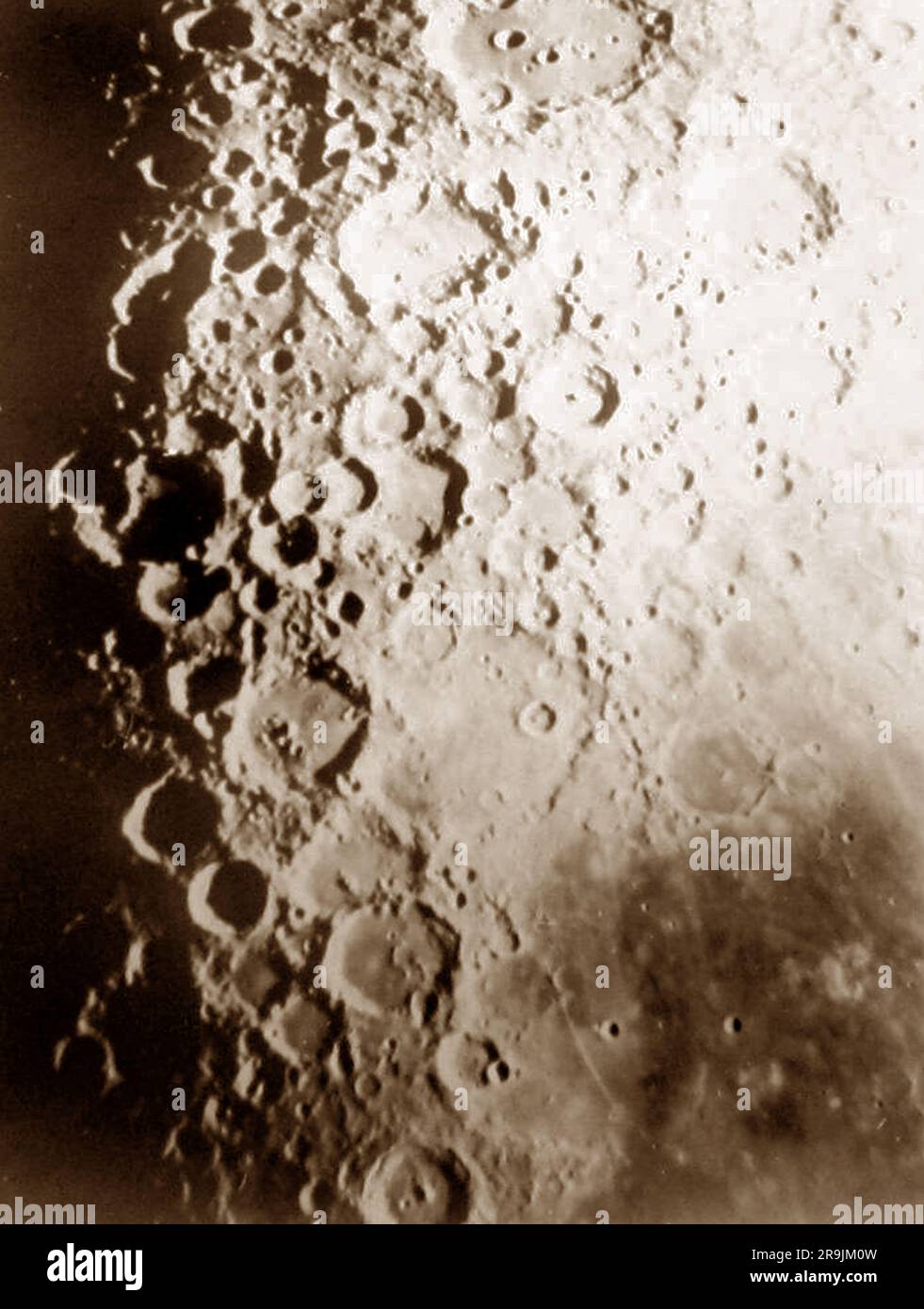 The Moon, Tycho, Thebit, Lick Observatory, Victorian period Stock Photo ...