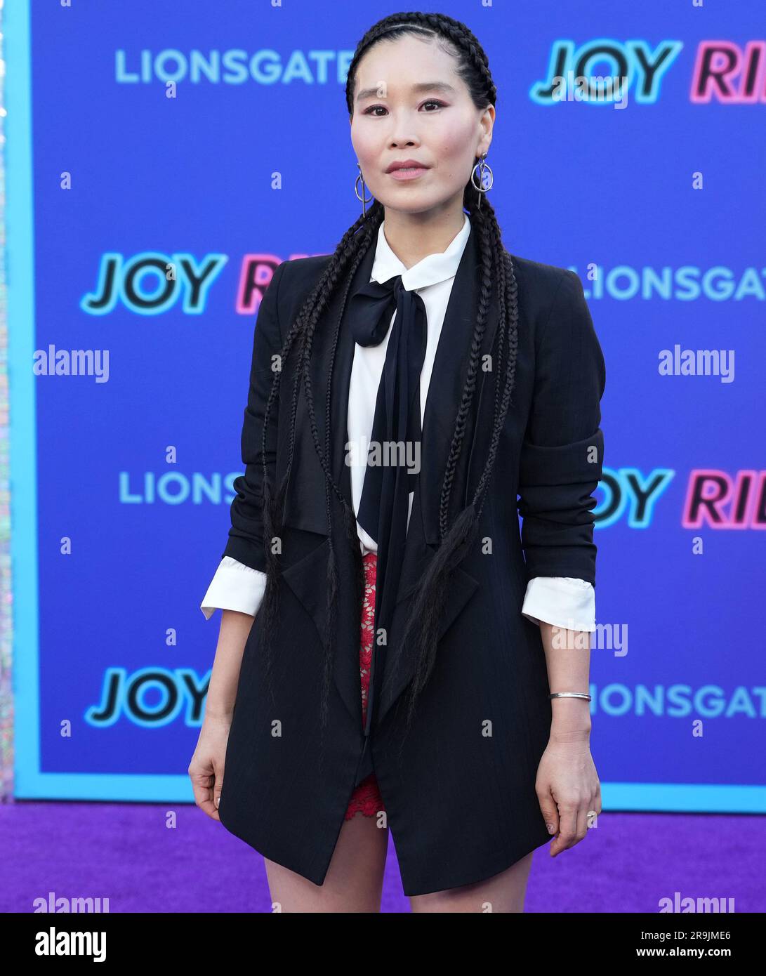 Alicia Hannah-Kim arrives at the Lionsgate's JOY RIDE Los Angeles ...