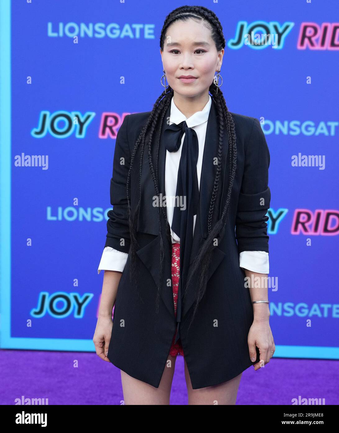 Alicia Hannah-Kim arrives at the Lionsgate's JOY RIDE Los Angeles ...