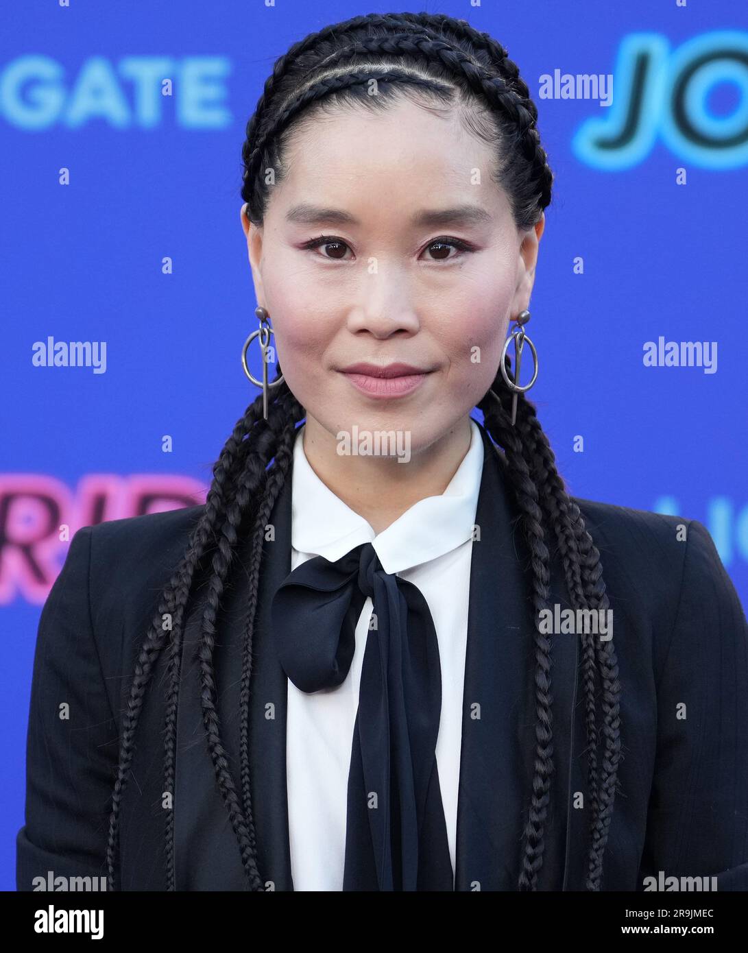 Alicia Hannah-Kim arrives at the Lionsgate's JOY RIDE Los Angeles ...