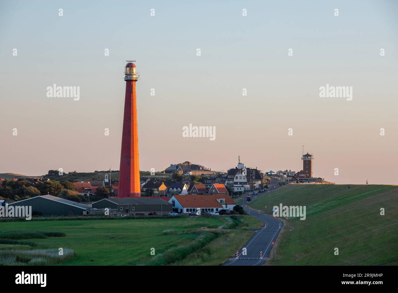 This photo shows the famous lighthouse in Den Helder named Lange Jaap ...