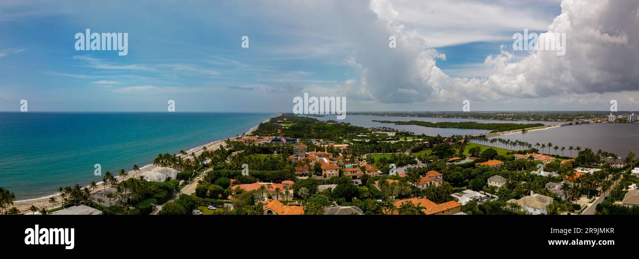 Mar a lago aerial hi-res stock photography and images - Alamy