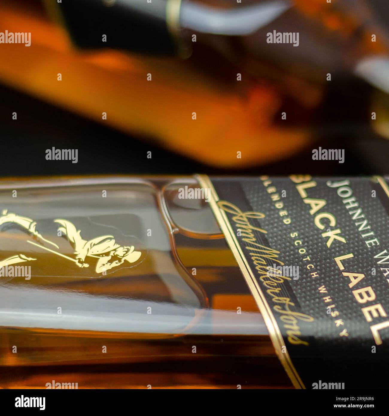 London Uk 15 June 2023 Johnnie Walker Black Label Scotch Whiskey A