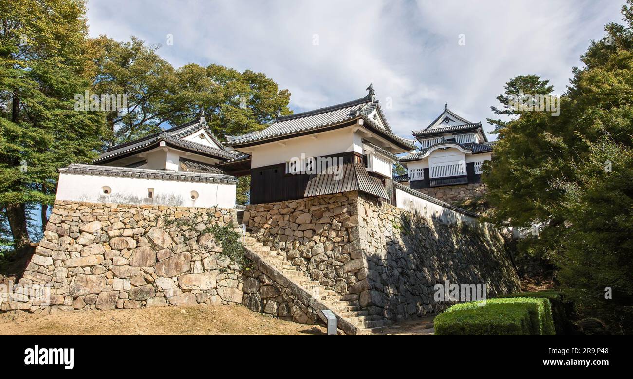 A quiet Japanese castle Stock Photo - Alamy