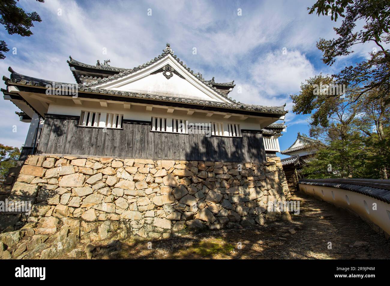 A quiet Japanese castle Stock Photo - Alamy