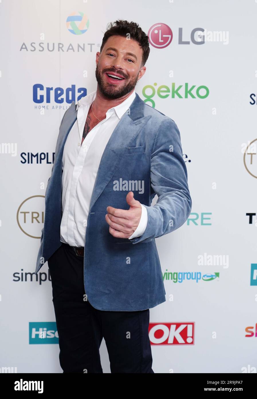 Duncan James attending at TRIC (The Television and Radio Industries ...