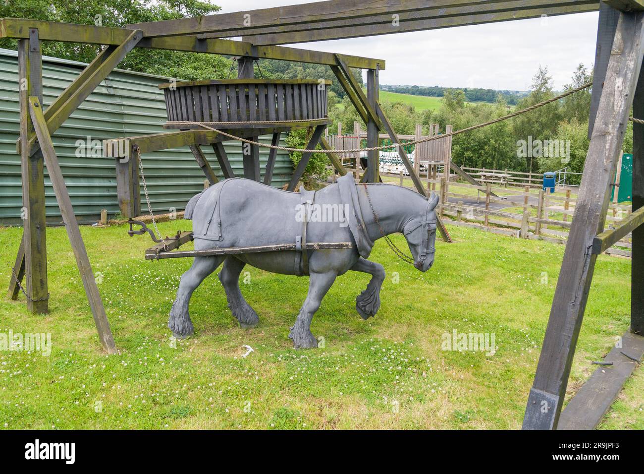 Wakefield national coal mining museum Stock Photo - Alamy