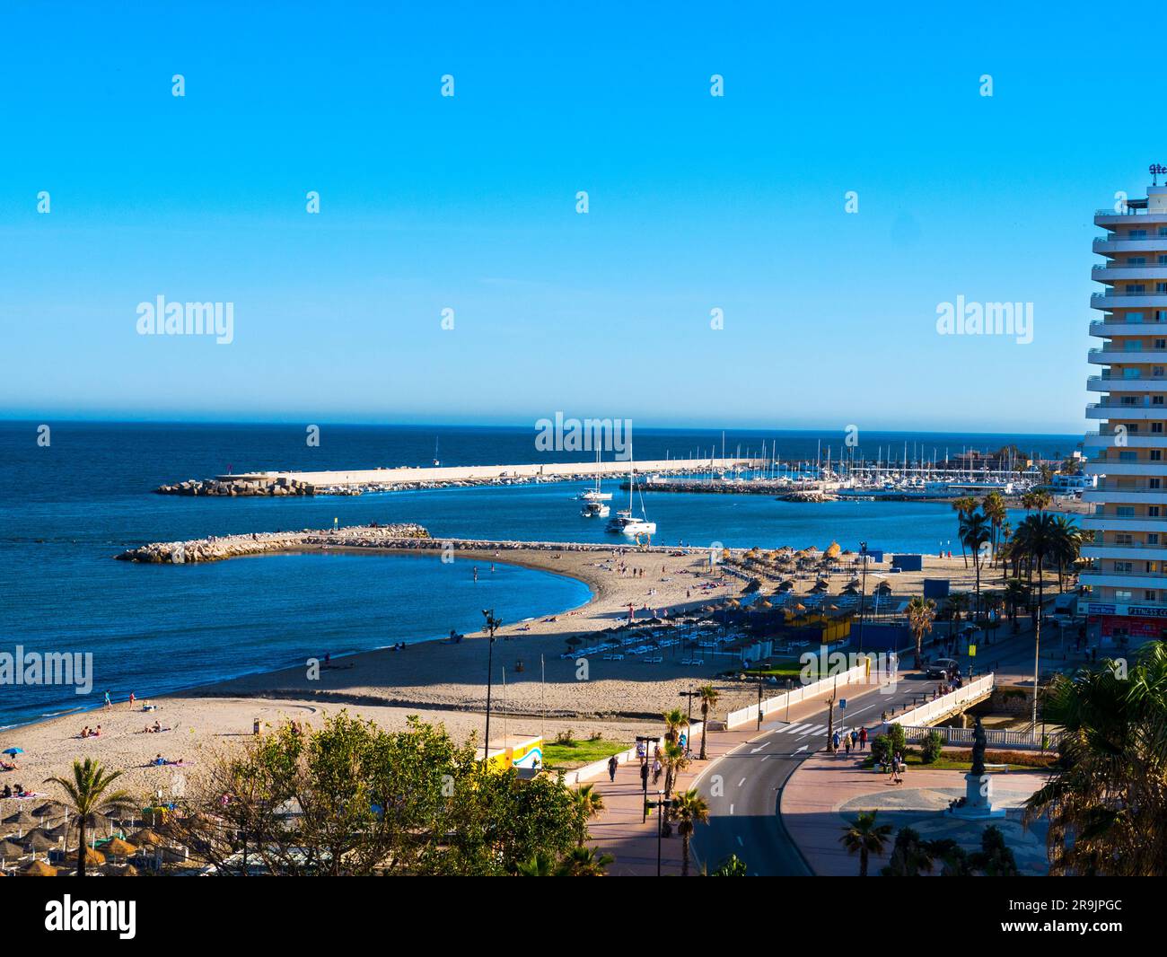 The marina and port at Fuengrola in Spain Stock Photo - Alamy