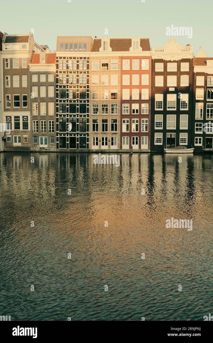 Amsterdam, capital of the Netherlands, has more than 100 kilometers of ...