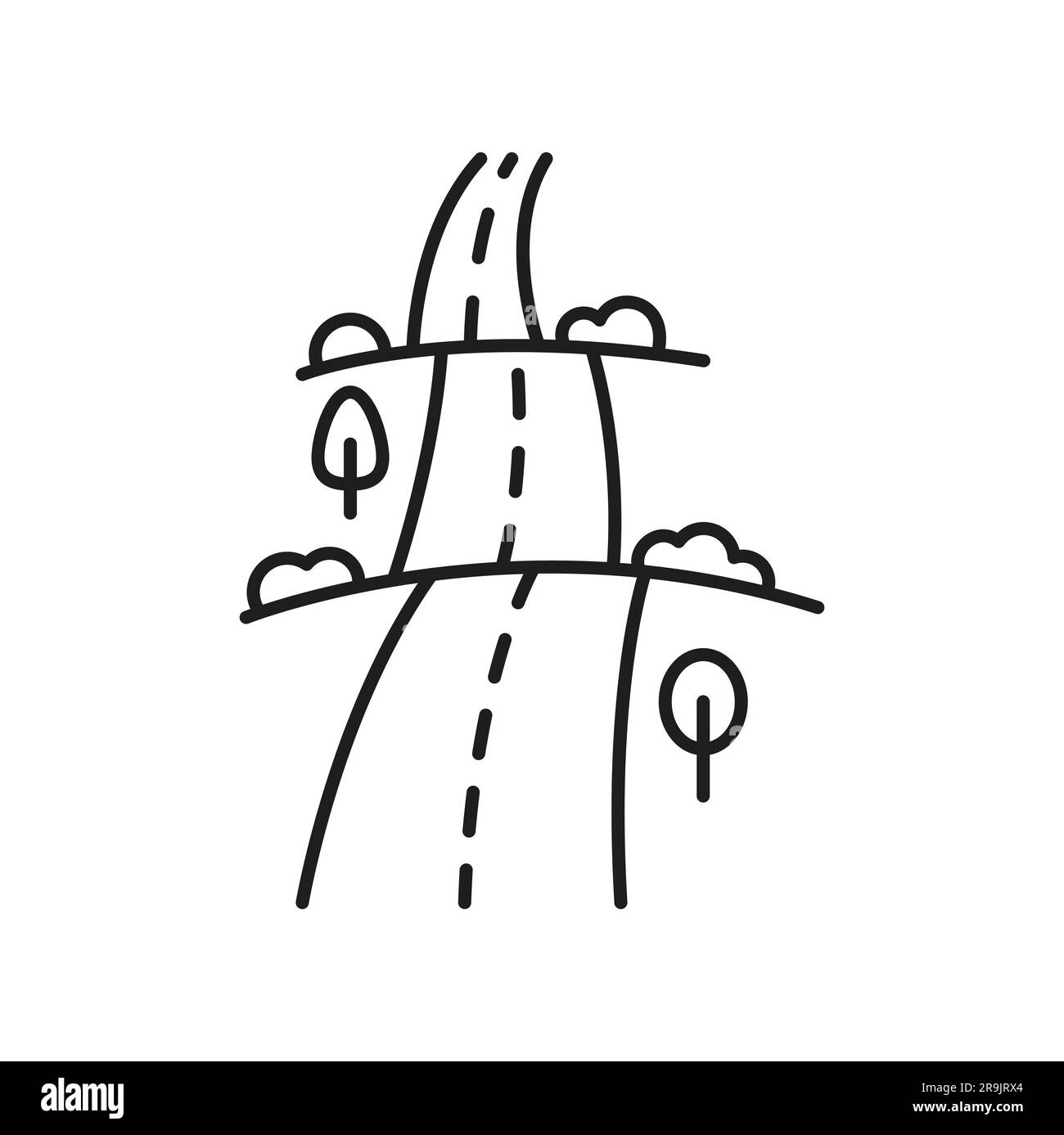 Suburban roadsign Stock Vector Images - Alamy