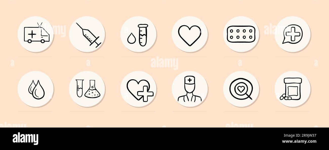 Illustration depicting the concept of medical treatment, highlighting ...