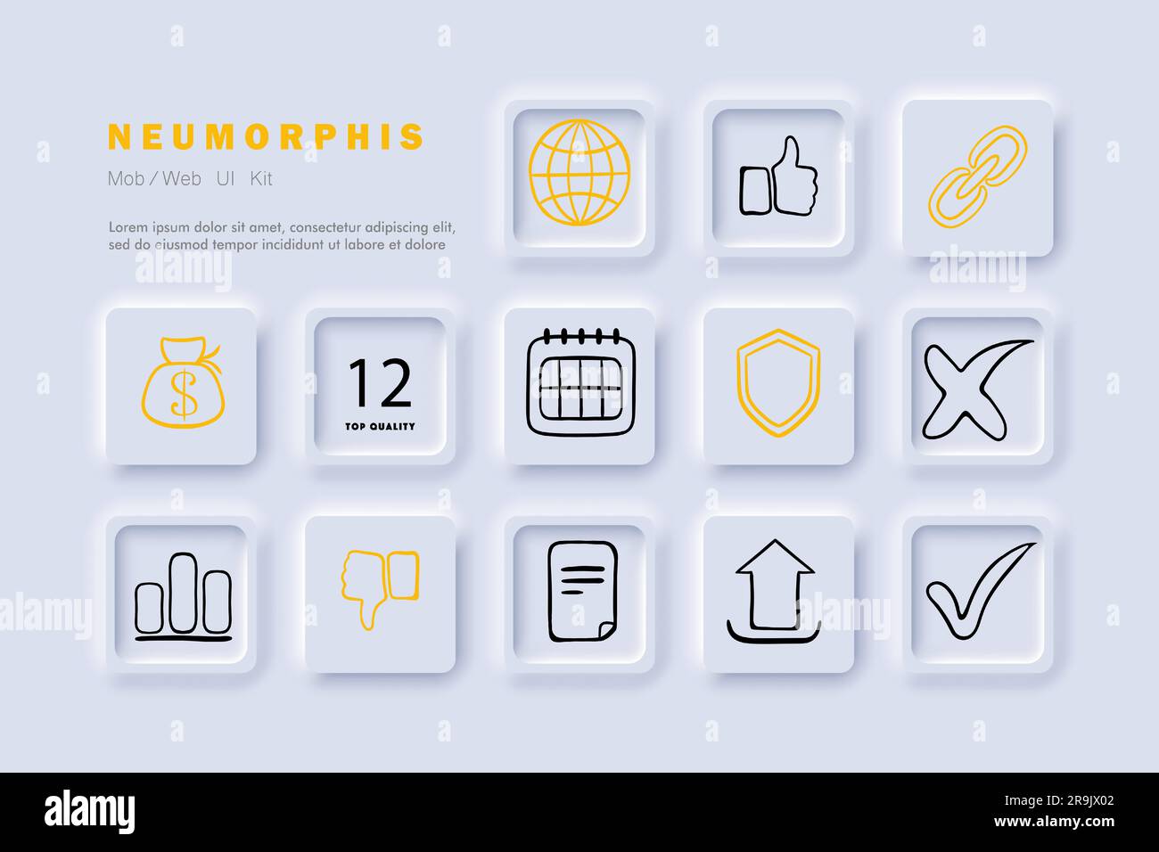 Web Page Icon. Digital presence, online platform, website design, user ...