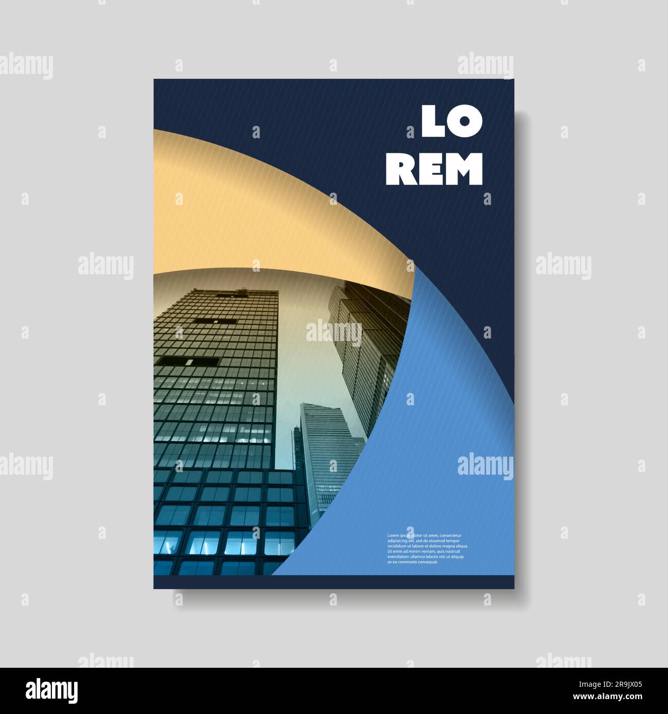 Modern Style Flyer or Cover Design for Your Business with Skyscraper ...