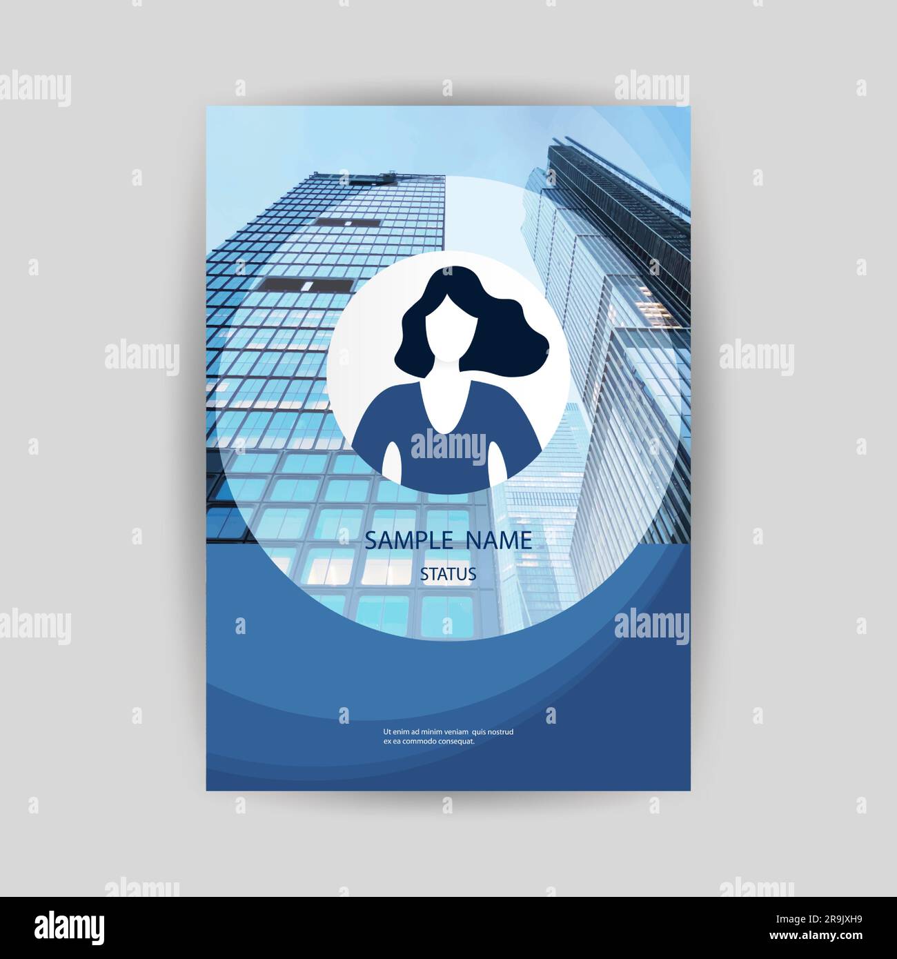 Modern Style Flyer or Cover Design for Your Business with Skyscraper ...