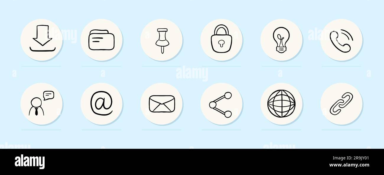 Illustration representing email communication, showcasing a computer or ...