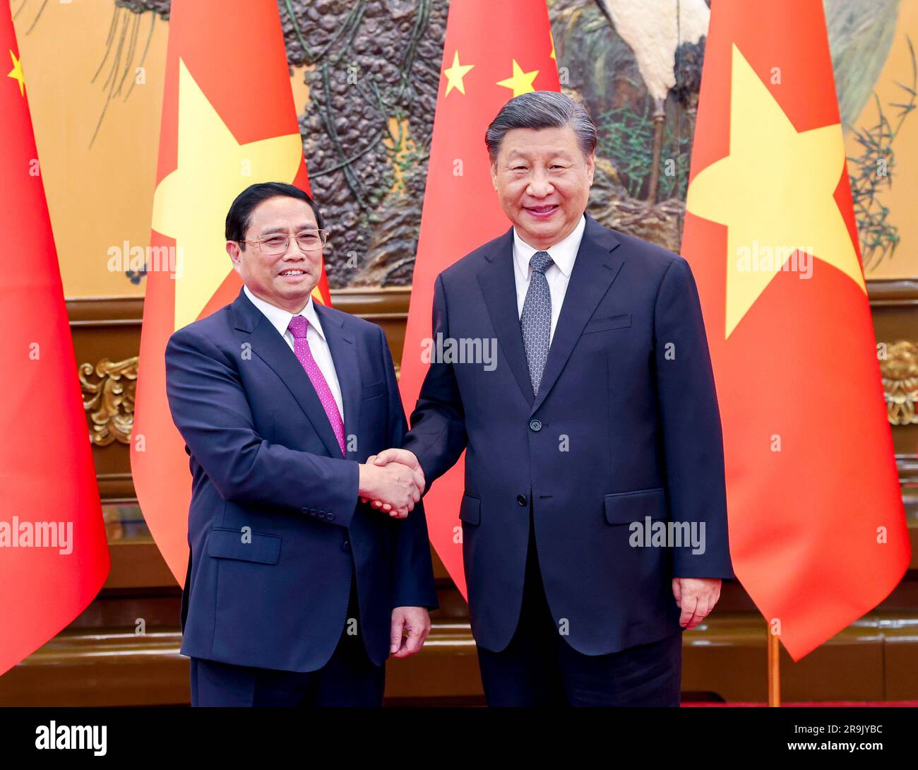 Beijing, China. 27th June, 2023. Chinese President Xi Jinping meets ...