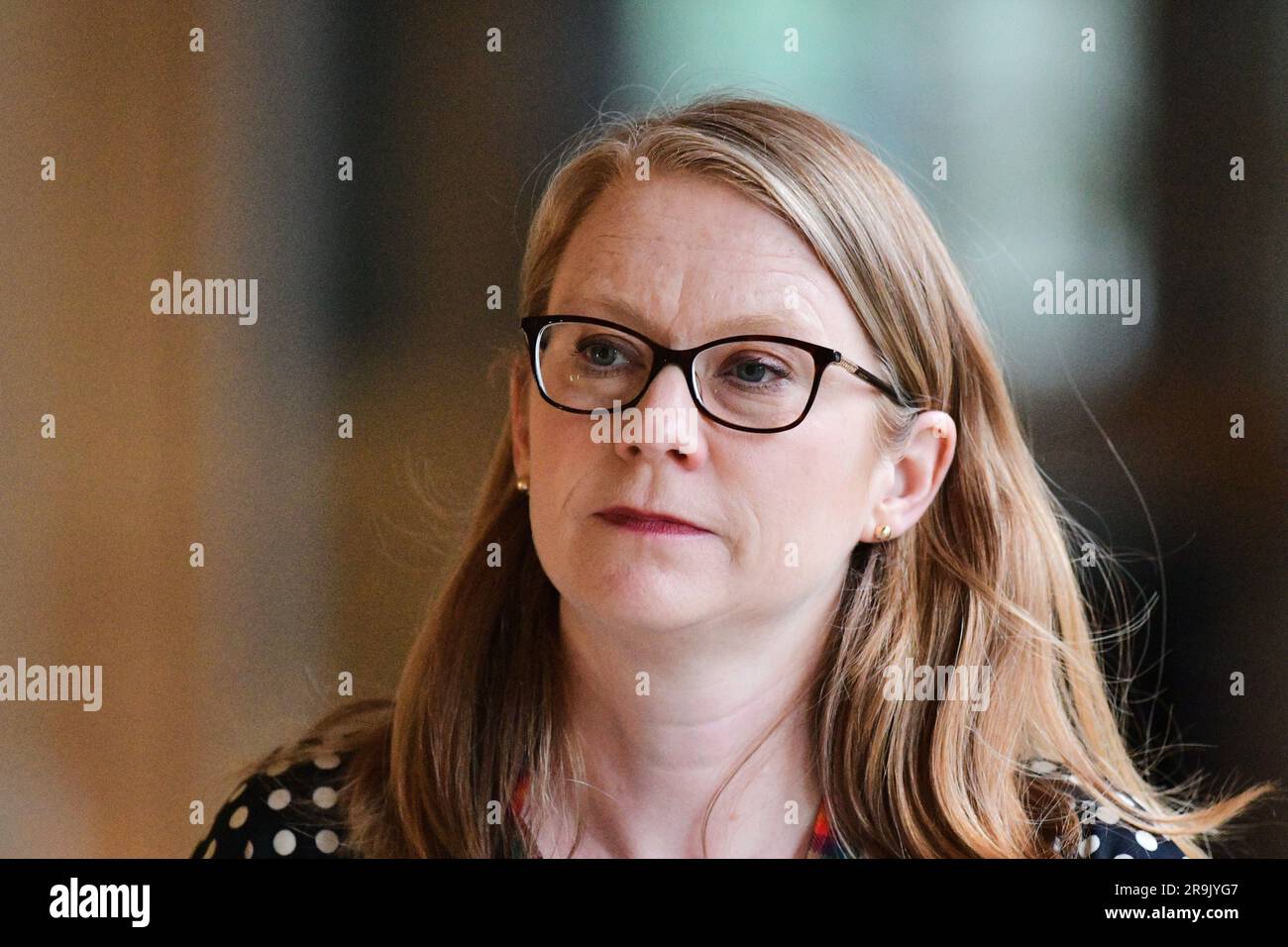 Edinburgh Scotland, UK 27 June 2023. Shirley-Anne Somerville at the ...