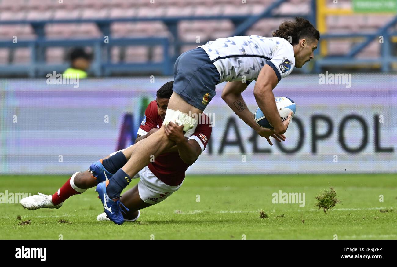 Krakow, Poland. 27th June, 2023. Rugby 7s. 2023 European Games. Henryk ...