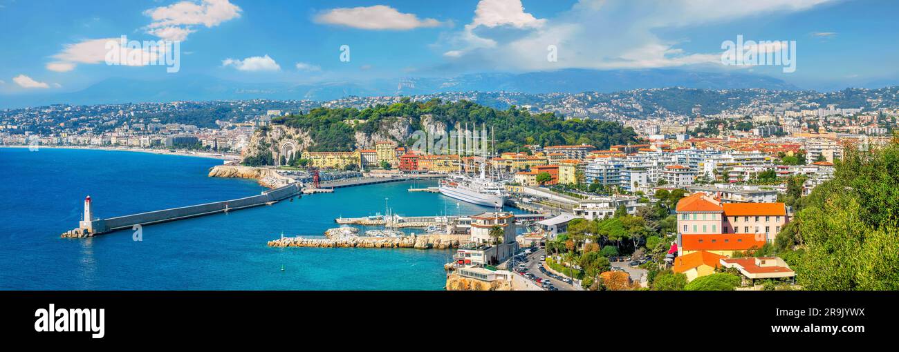 Panoramic view nice coastline hi-res stock photography and images - Alamy