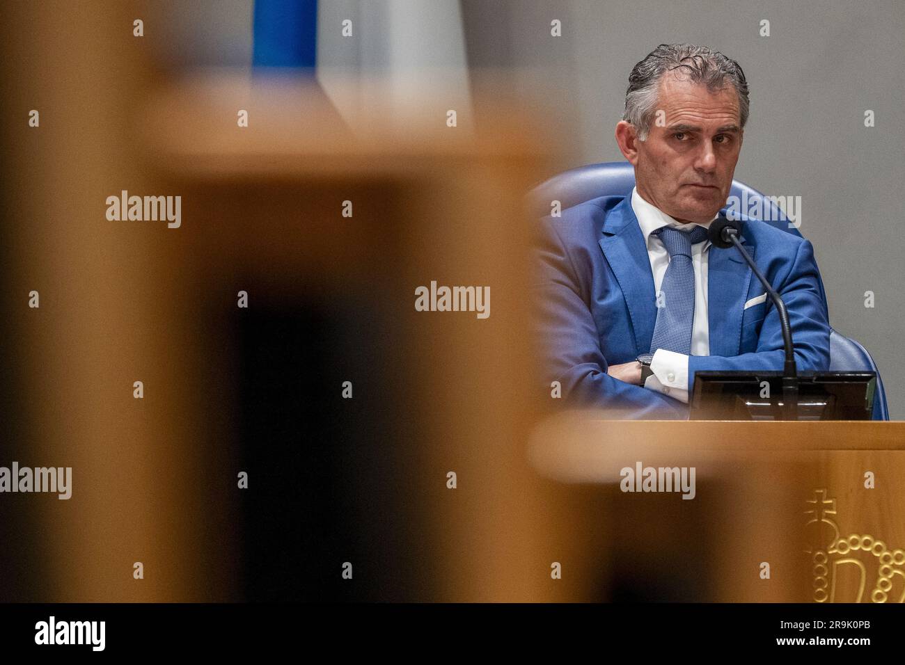 THE HAGUE - Deputy chairman Tom van der Lee during a debate in the ...