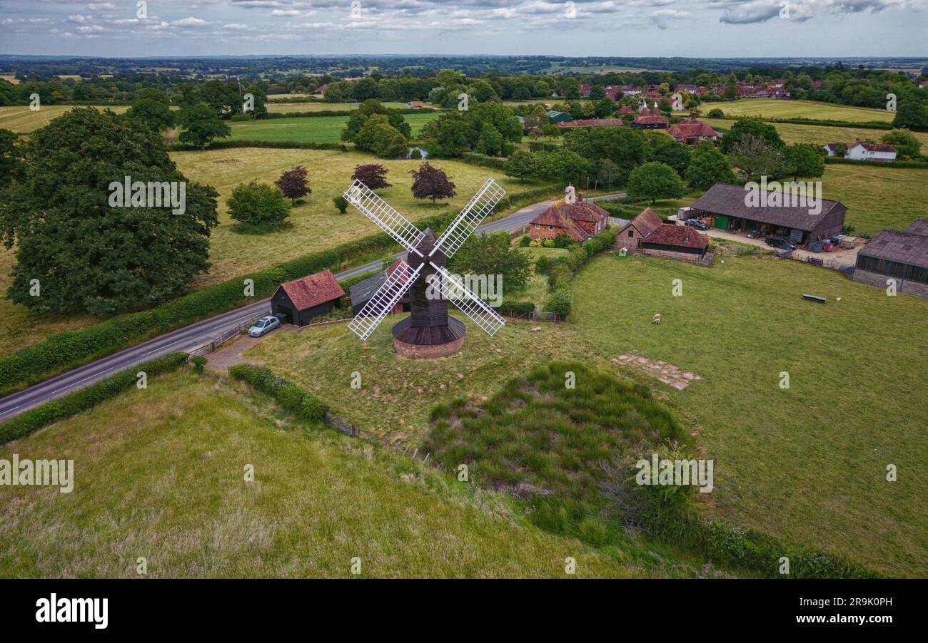 Rolvenden Mill Benenden Kent Stock Photo - Alamy