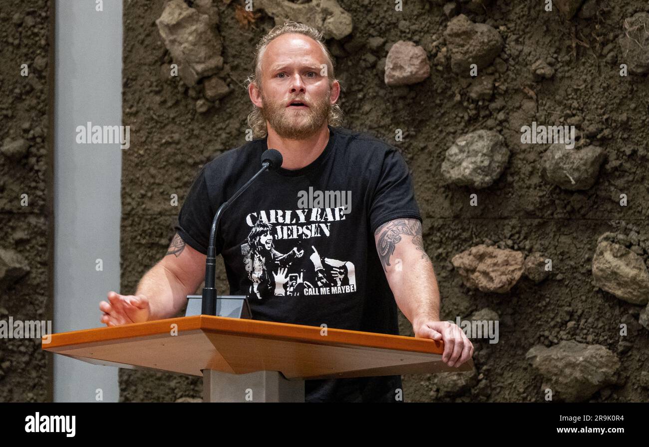 THE HAGUE - Peter Kwint (SP) during a debate in the House of ...