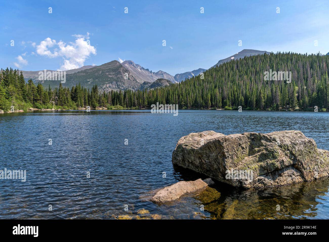 Bear Lake - A panoramic view of Bear Lake on a bright sunny Summer day ...