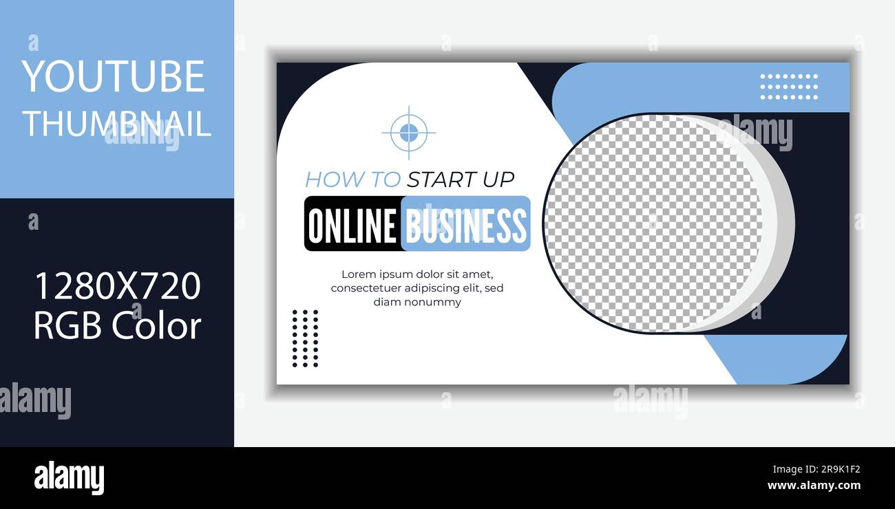 Modern youtube thumbnail Stock Vector Images - Alamy