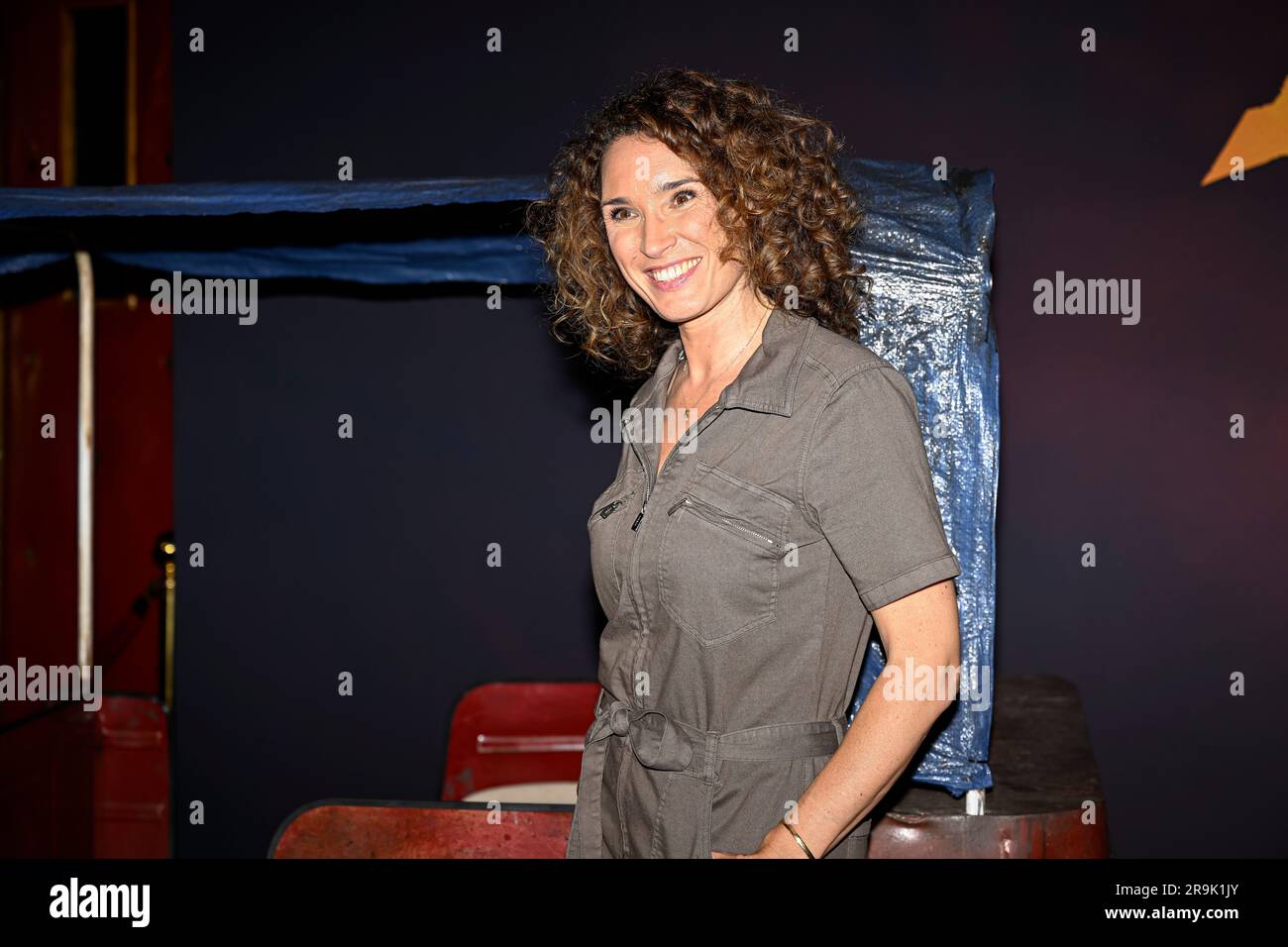 Marie-Sophie Lacarrau attends "Indiana Jones and the Dial of Destiny" Premiere at Le Grand Rex ...