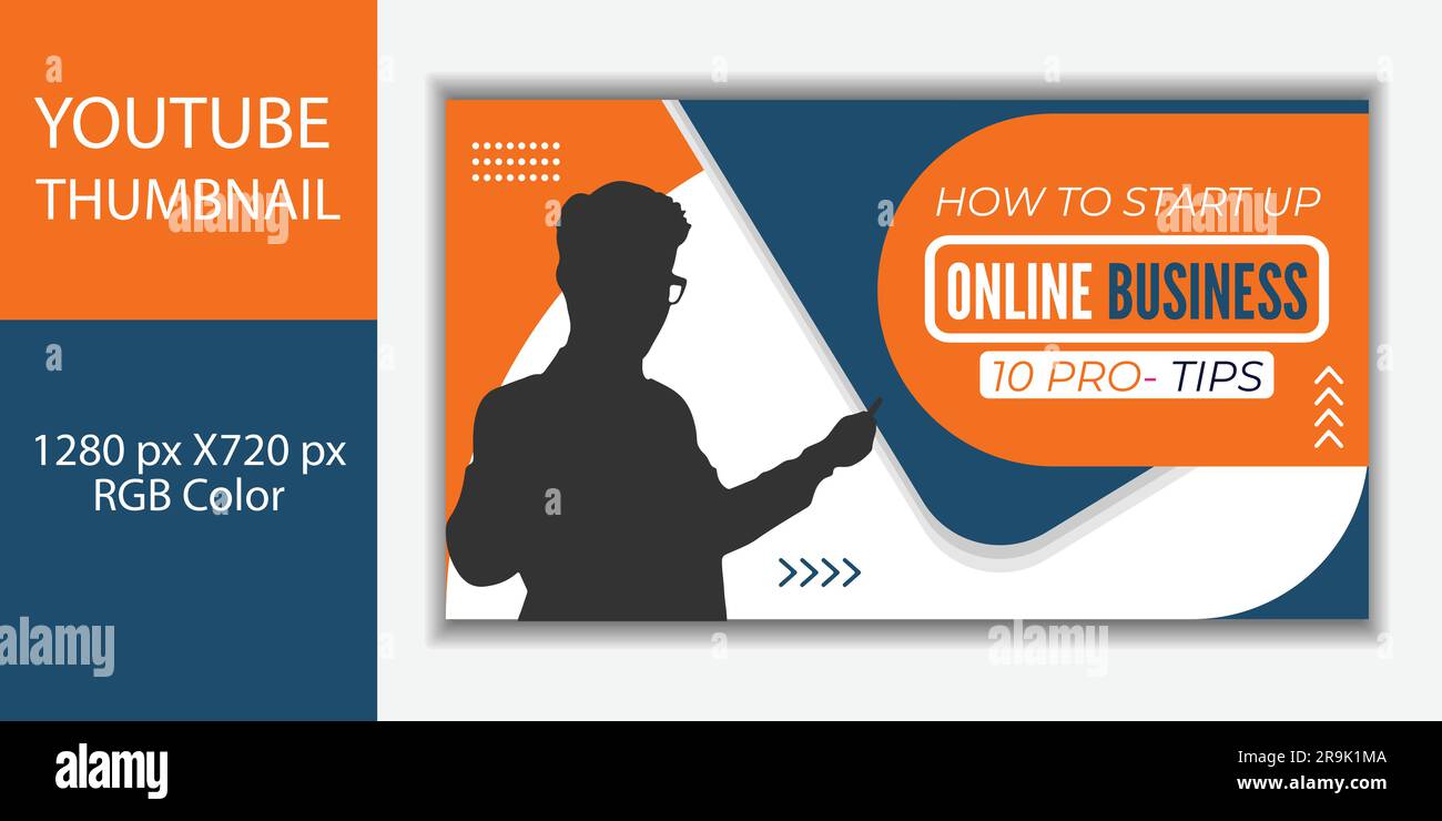 Youtube thumbnail design Stock Vector Images - Alamy