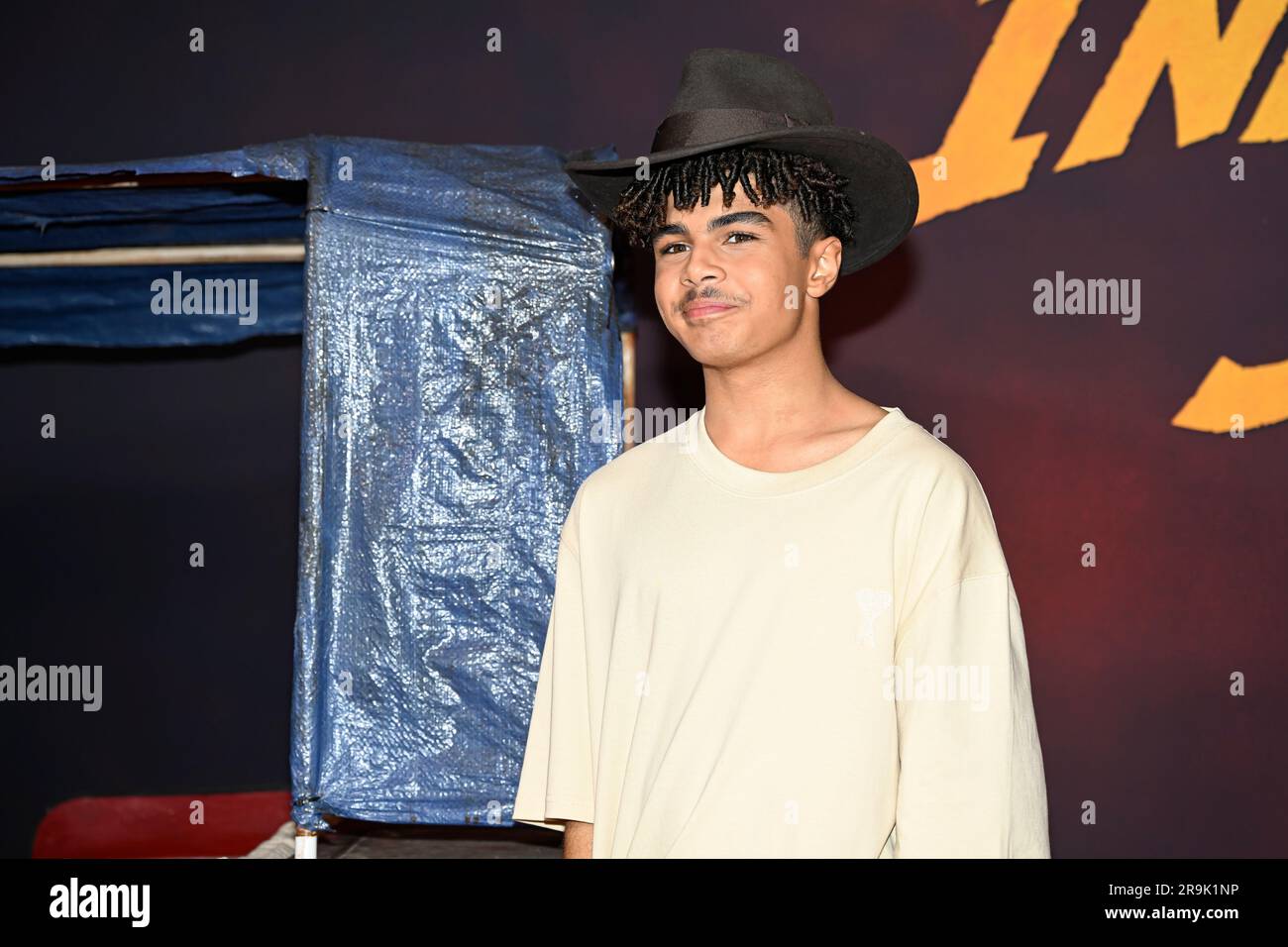 Ethann Isidore attends "Indiana Jones and the Dial of Destiny" Premiere ...