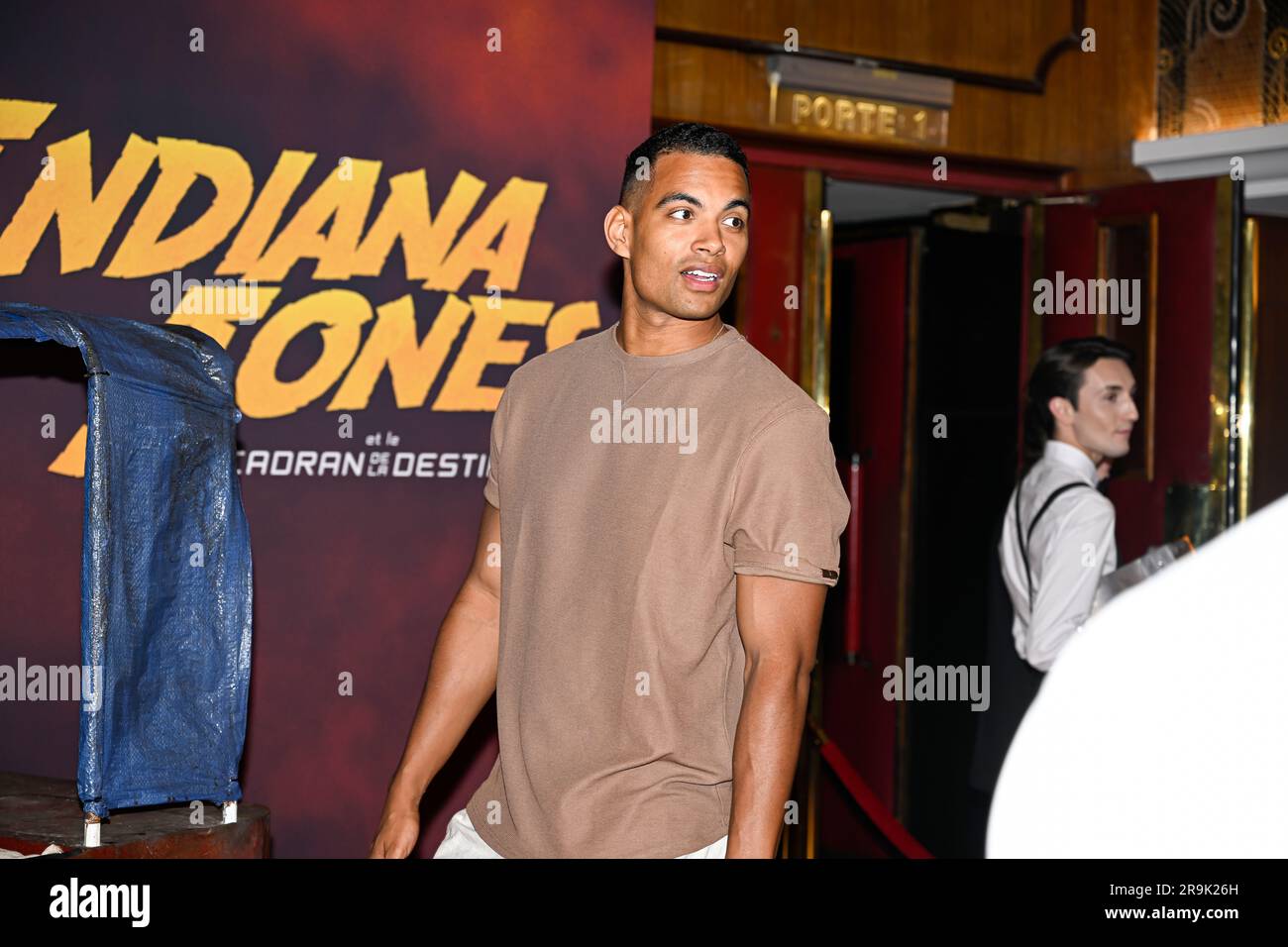 Paris, France. 26th June, 2023. Terence Telle attends "Indiana Jones ...