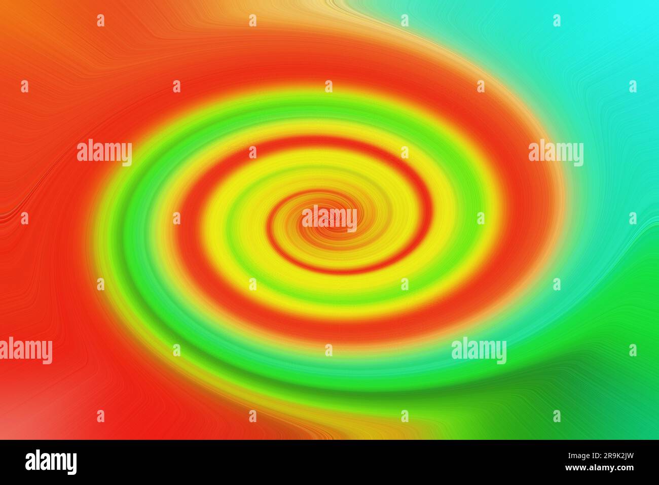 A spiral of long and colorful lines. Stylish creative abstract ...