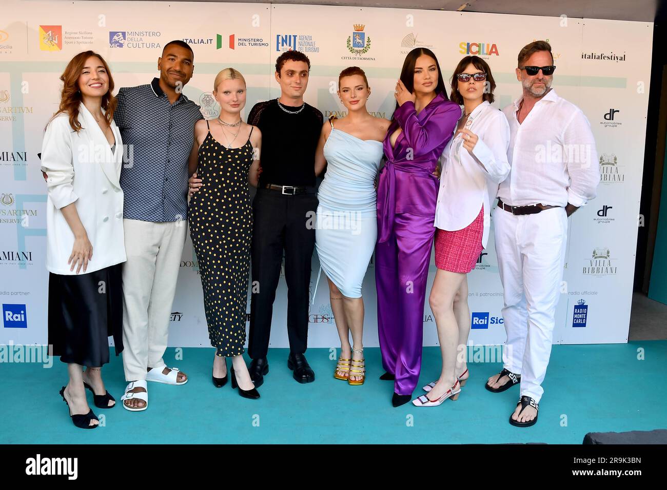 Taormina : 69th Taormina Film Festival . Photo call. Pictured : Maram ...