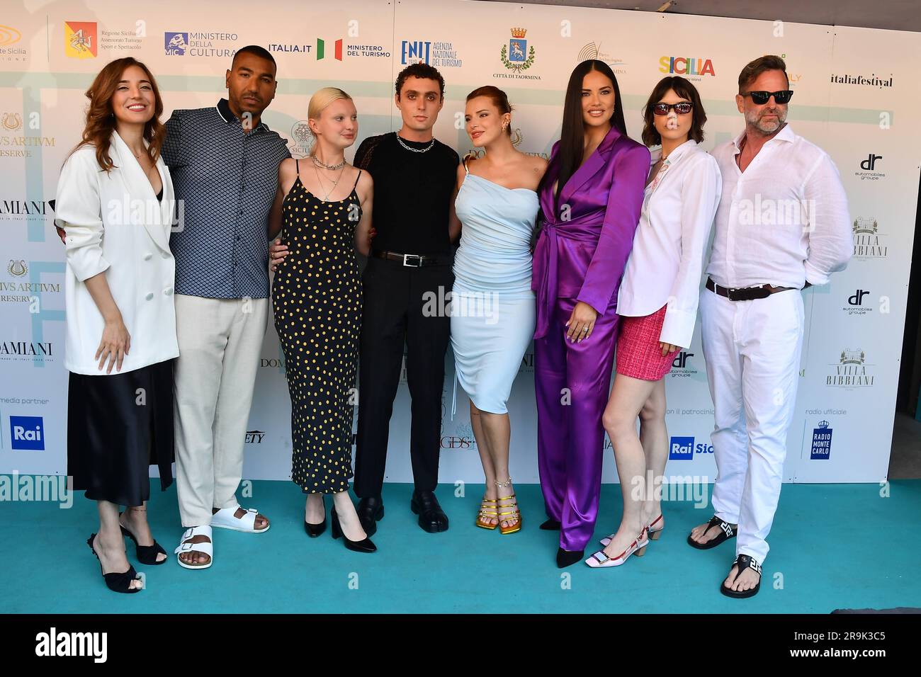 Taormina : 69th Taormina Film Festival . Photo call. Pictured : Maram ...