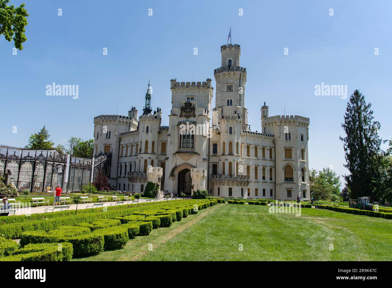 Hluboka Castle in Hluboka nad Vltavou, Czech Republic Stock Photo - Alamy