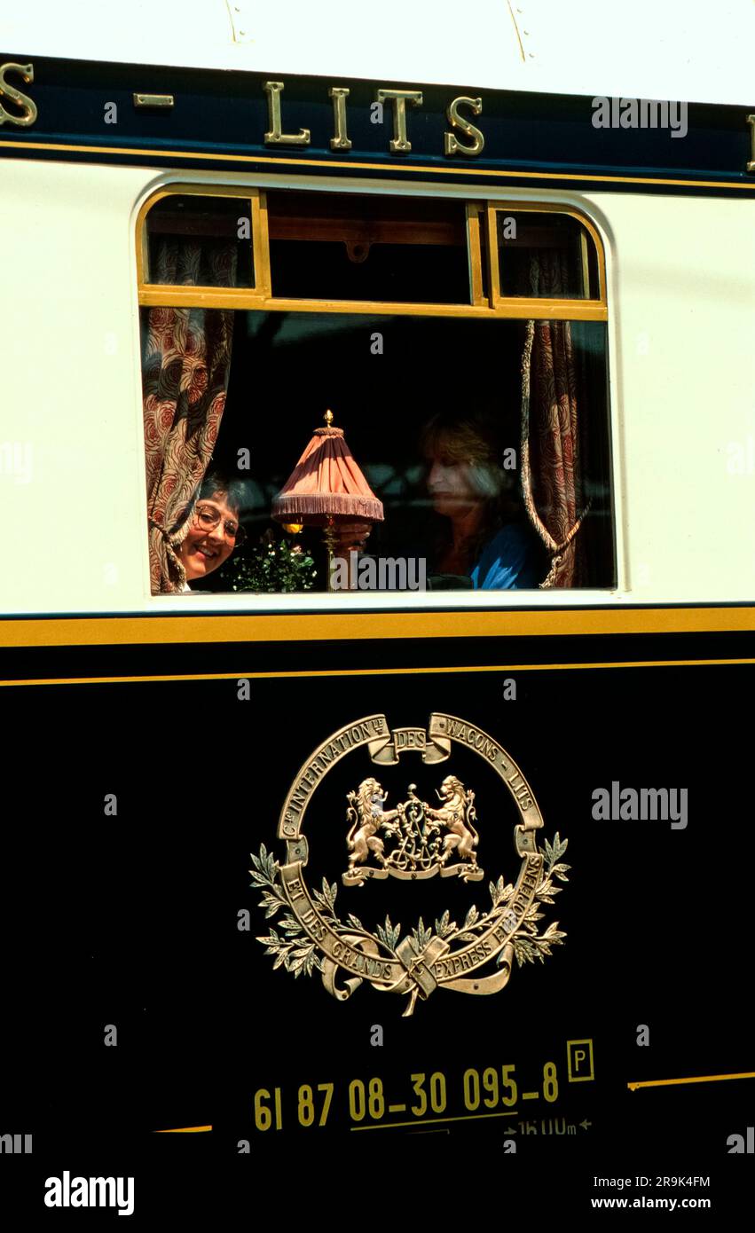 Italy Luxury Train Venice Simplon Orient Express Stewart Stock Photo ...