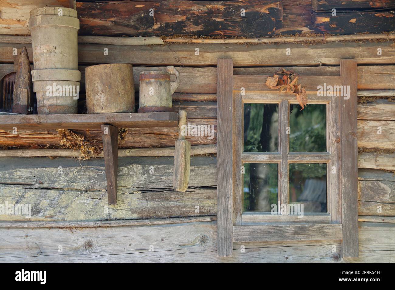 The picture was taken in Ukraine. On the photo there is a window in the ...