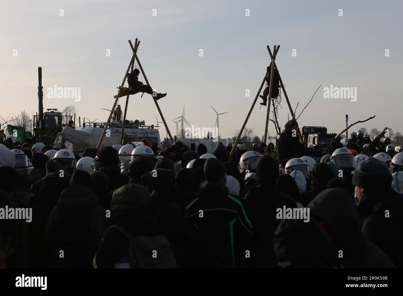 Lützerath, Germany - 01 10 2023 -Climate Protest, Police Evict ...