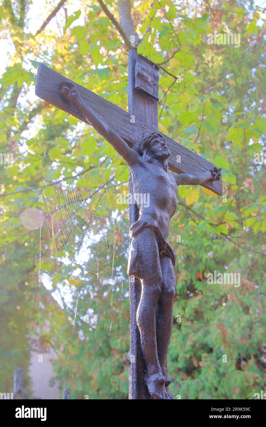 Photo taken in the German city of Straubing. The photo shows a part of ...