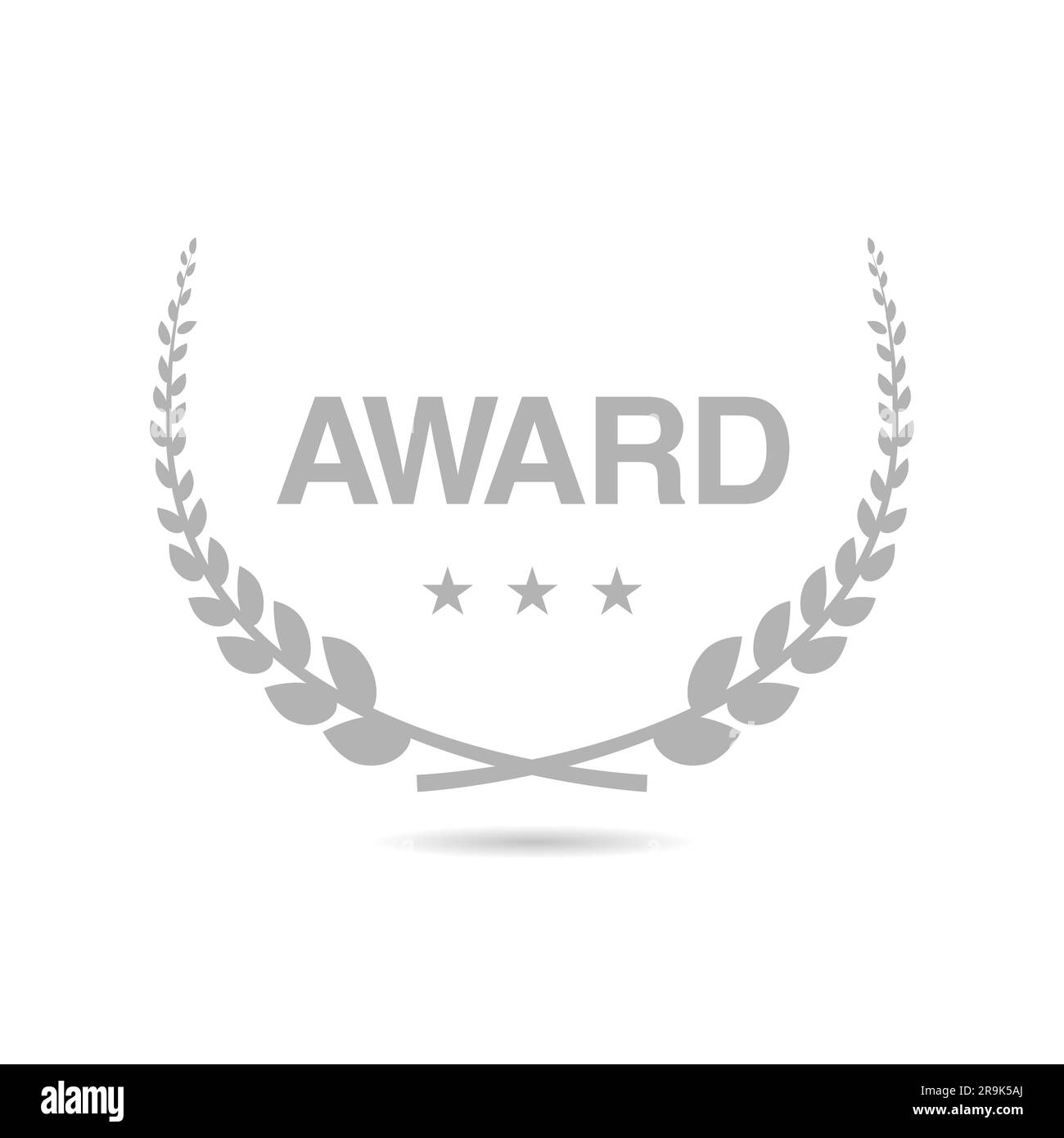 Award vector laurel wreath symbol Stock Vector Image & Art - Alamy