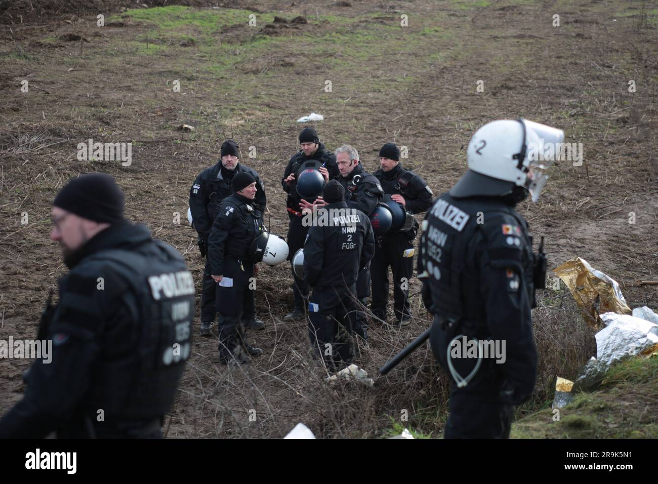Lützerath, Germany - 01 10 2023 -Climate Protest, Police Evict ...
