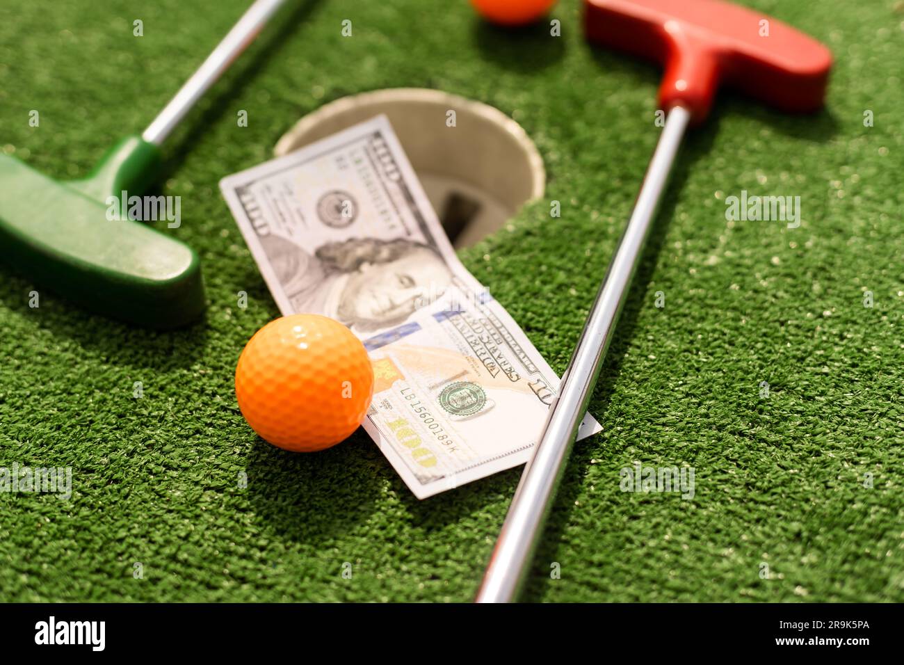 Mini golf balls hi-res stock photography and images - Alamy