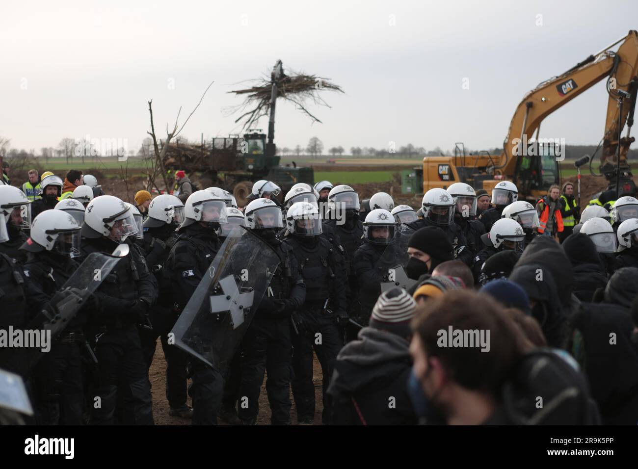 Lützerath, Germany - 01 10 2023 -Climate Protest, Police Evict ...