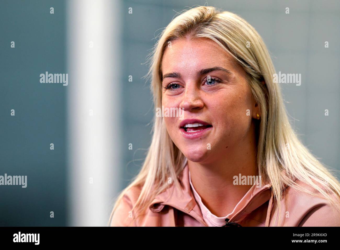 England's Alessia Russo during a media day at St. George's Park, Burton ...