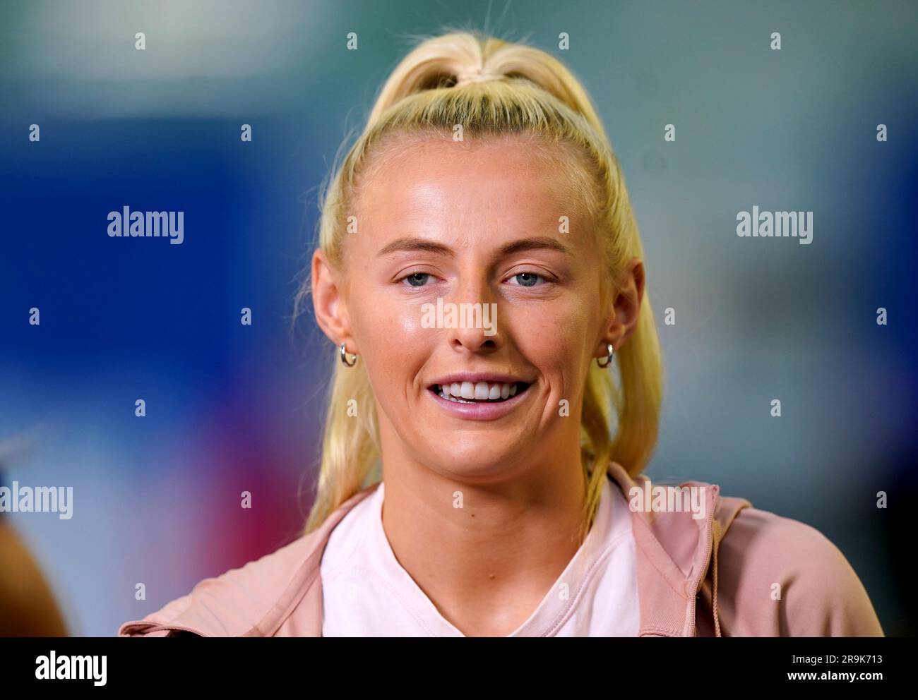England's Chloe Kelly during a media day at St. George's Park, Burton ...