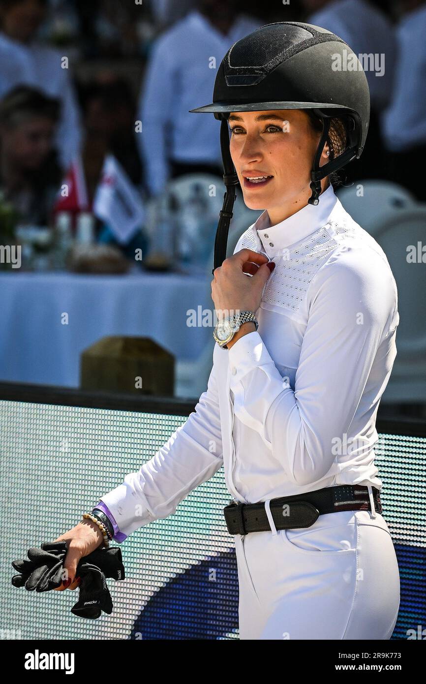 Jessica SPRINGSTEEN of United States during the Longines Paris Eiffel ...
