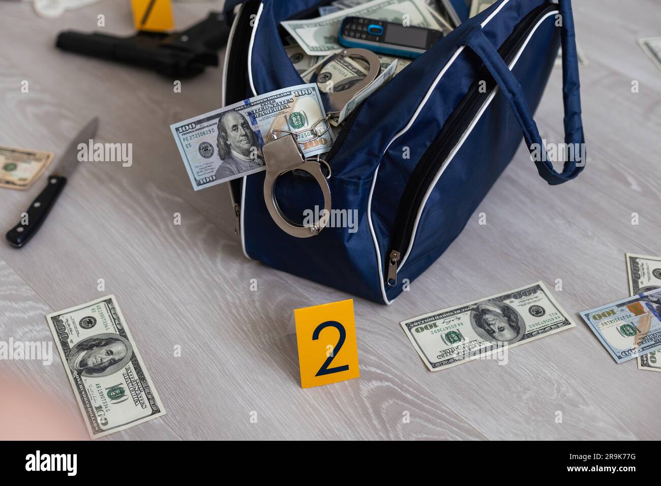 Crime scene investigation - collecting evidence from the crime scene Stock Photo - Alamy