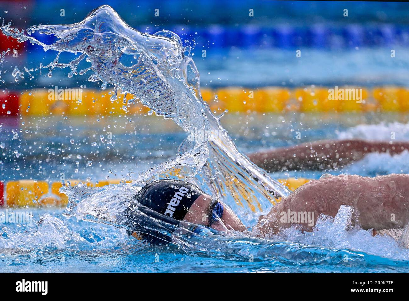 Daniel Wiffen of Ireland competes in the 800m Freestyle Men Final ...